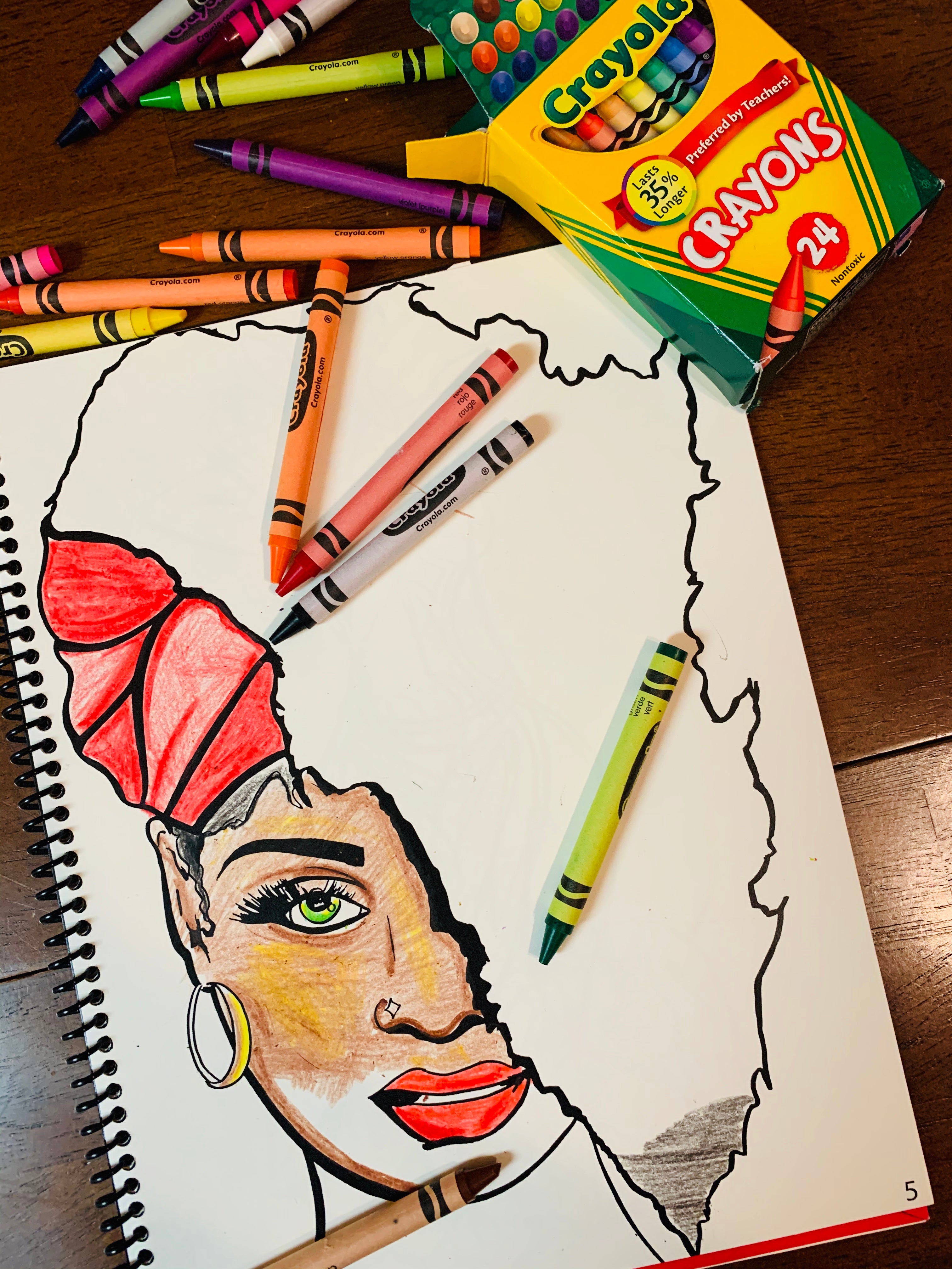 Earth Motherland Coloring Book by Preston Mitchell | Mindful Art